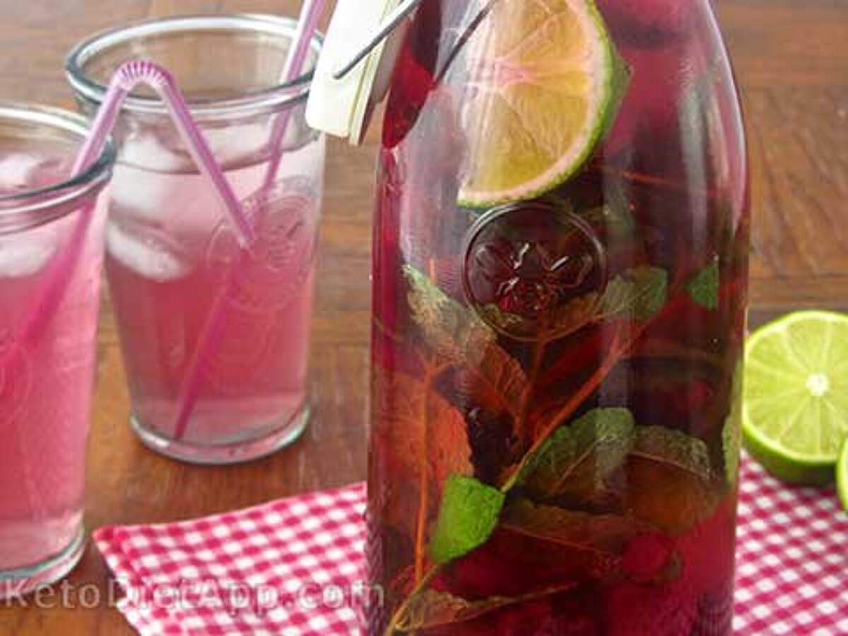 Sugar-Free Summer Iced Berry Limeade | KetoDiet Blog
