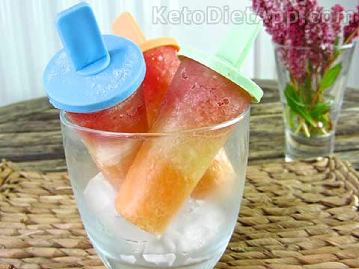 Low-Carb Triple Melon Popsicles | KetoDiet Blog