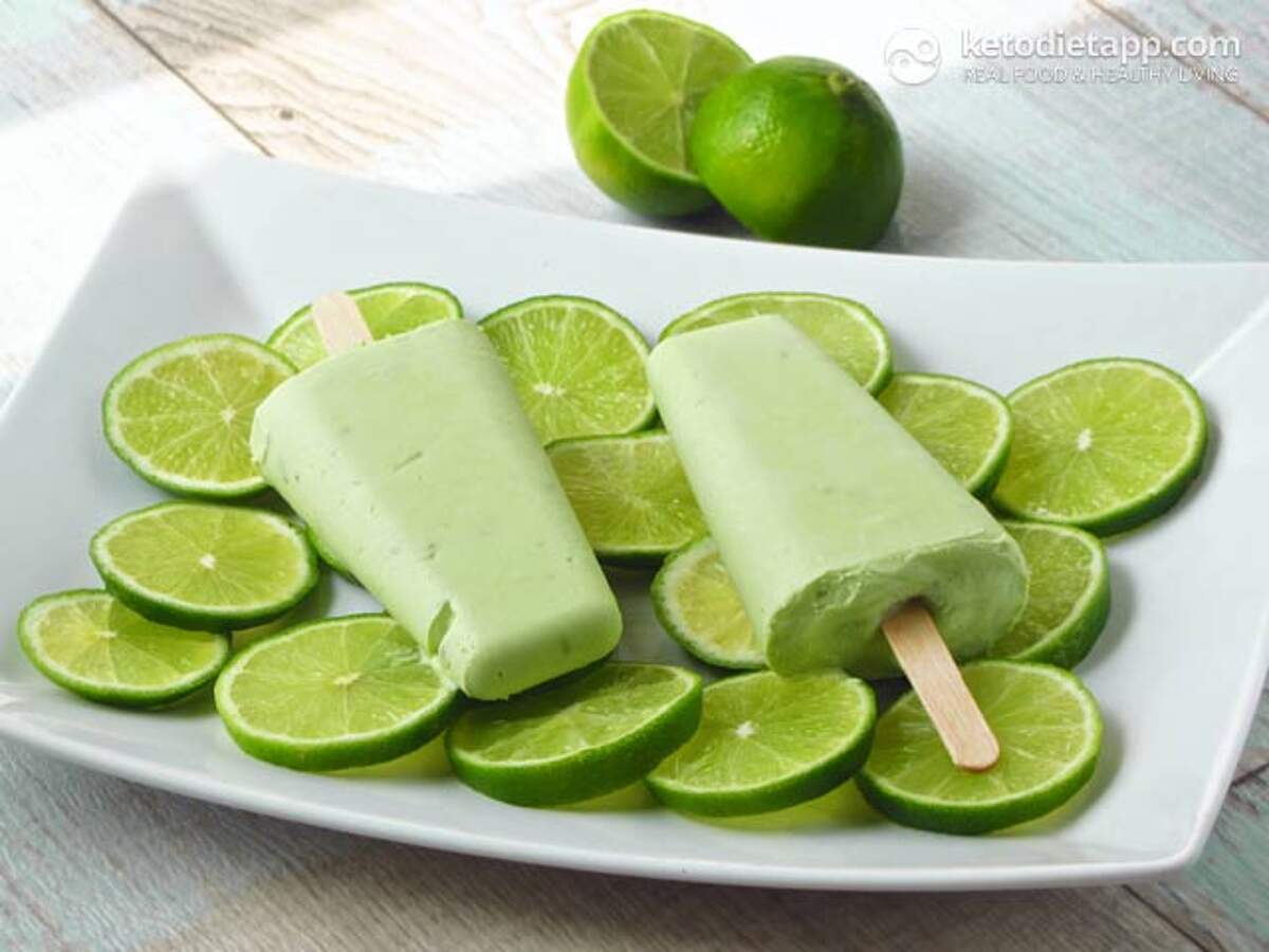 Low-Carb Key Lime Popsicles | KetoDiet Blog