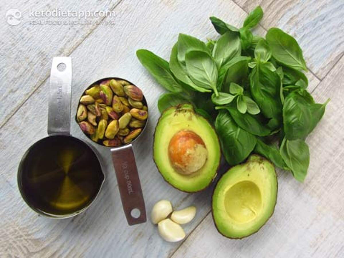 Avocado Pistachio Pesto | KetoDiet Blog