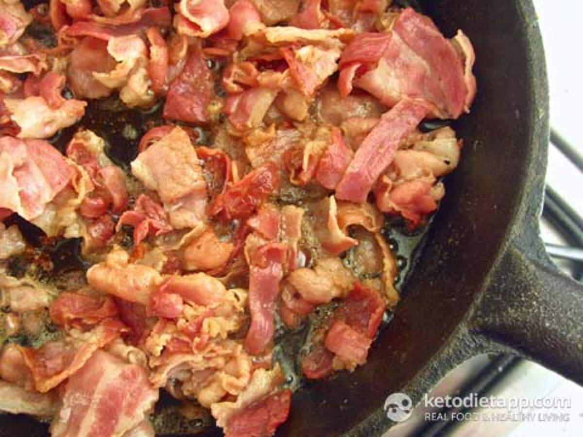 Low-Carb Bacon Hash with Wholegrain Mustard | KetoDiet Blog