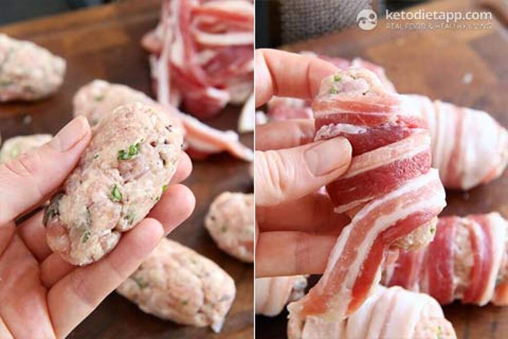 Low-Carb Full English Kebabs | KetoDiet Blog