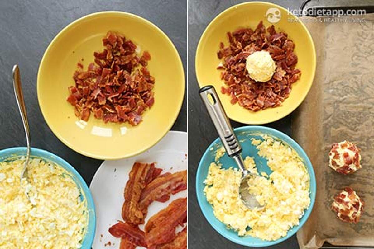 Bacon & Egg Fat Bombs | KetoDiet Blog