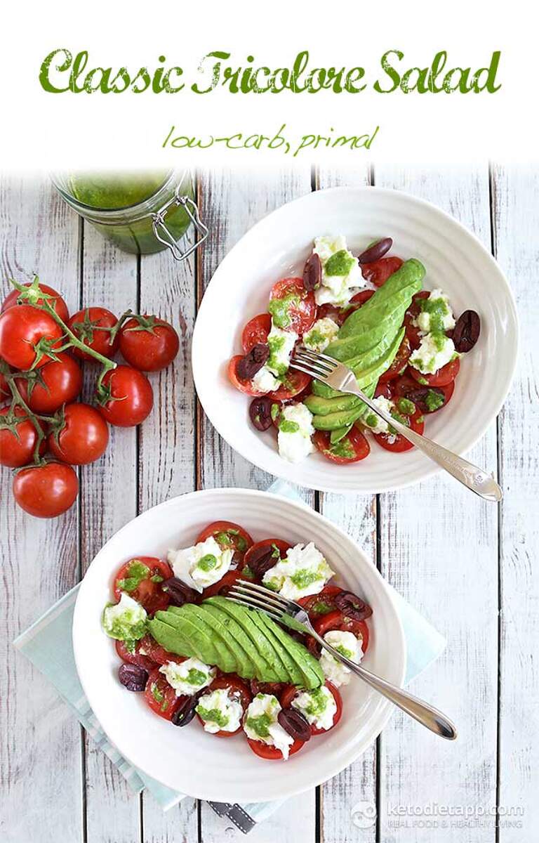 Classic Tricolore Salad | KetoDiet Blog