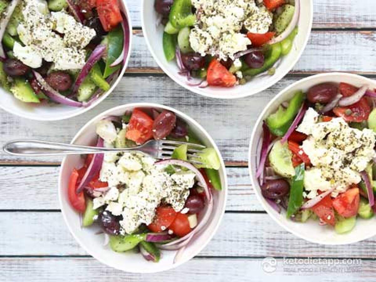 Authentic Greek Salad | KetoDiet Blog
