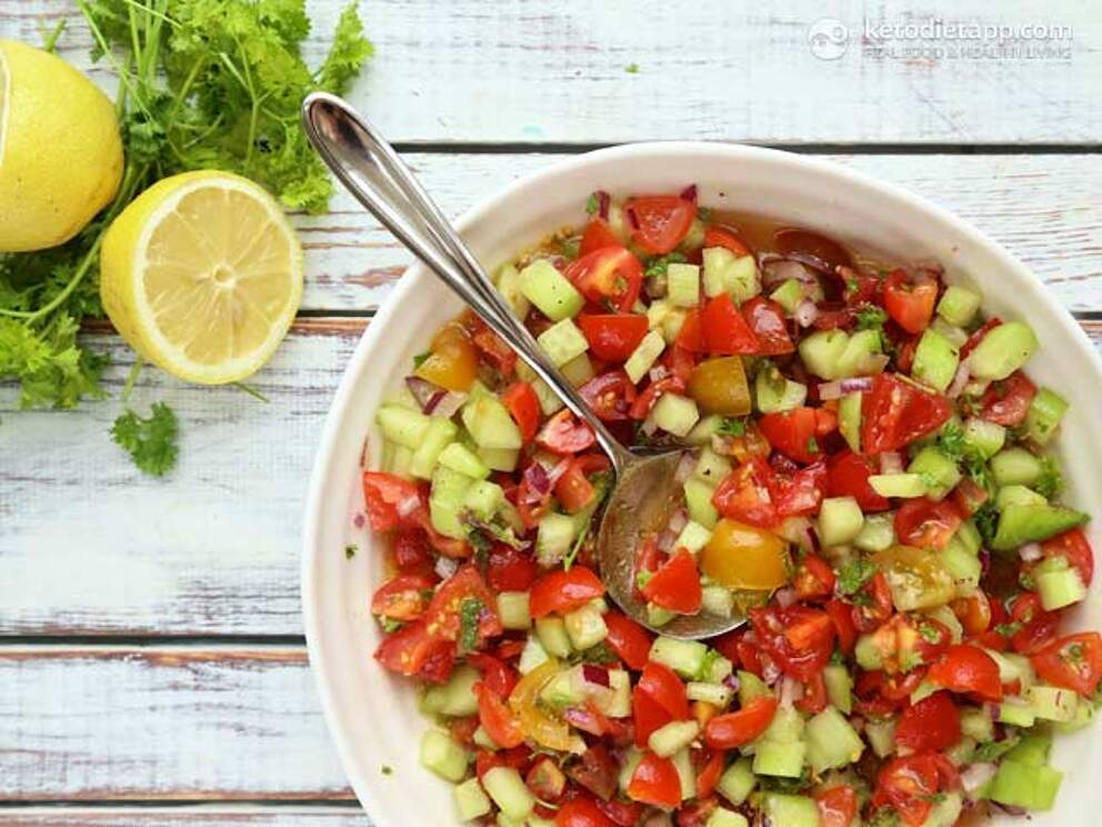 Easy Summer Vegetable Salsa | KetoDiet Blog