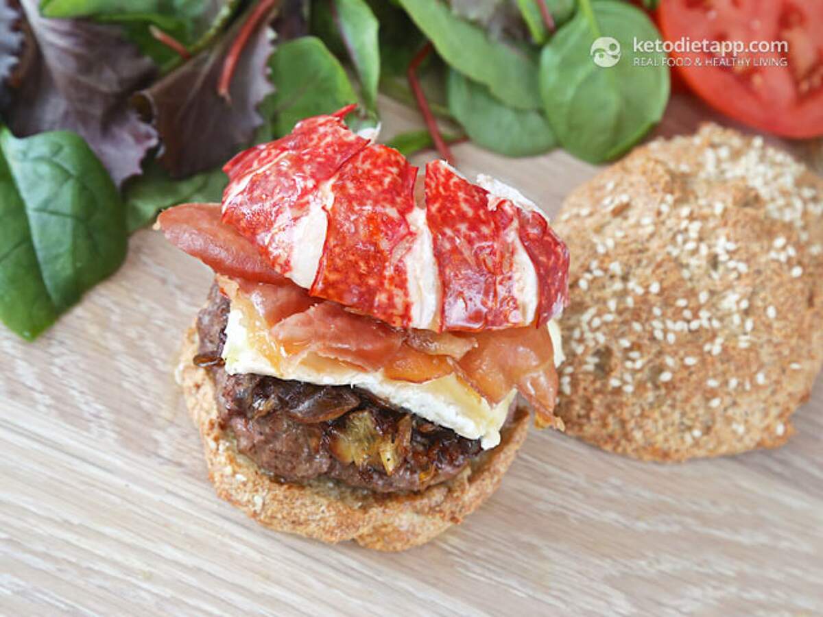 Low-Carb Surf & Turf Burger | KetoDiet Blog