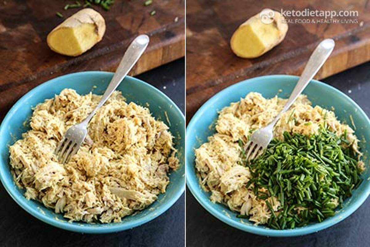 Keto Curried Chicken Sushi Hand Rolls | KetoDiet Blog