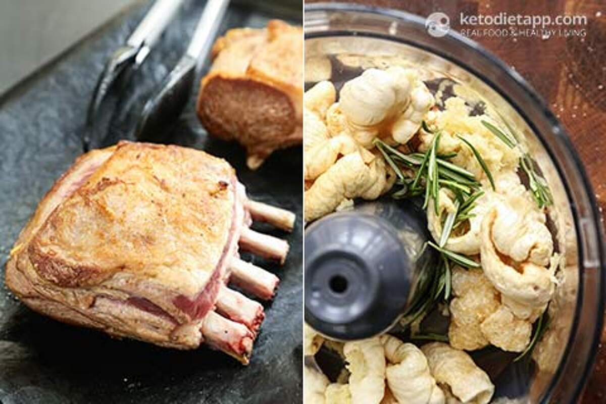 Rack of Lamb with Grain-Free Herb & Mustard Crust | KetoDiet Blog