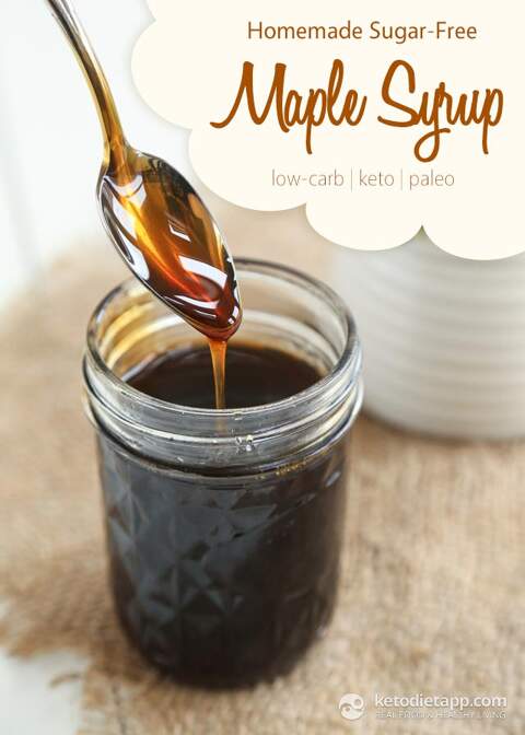 Homemade Sugar-Free Maple Flavored Syrup | KetoDiet Blog