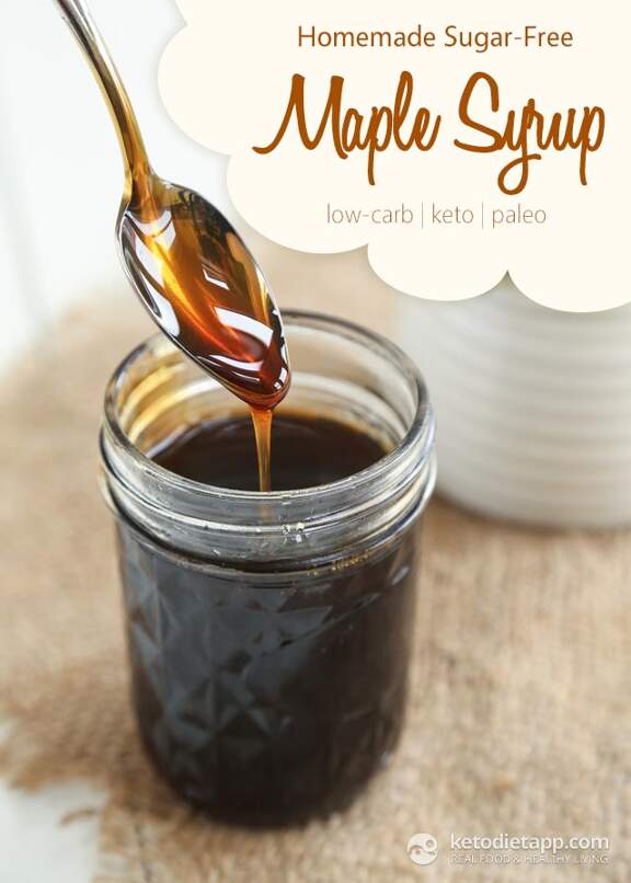 Homemade Sugar-Free Maple Flavored Syrup | KetoDiet Blog