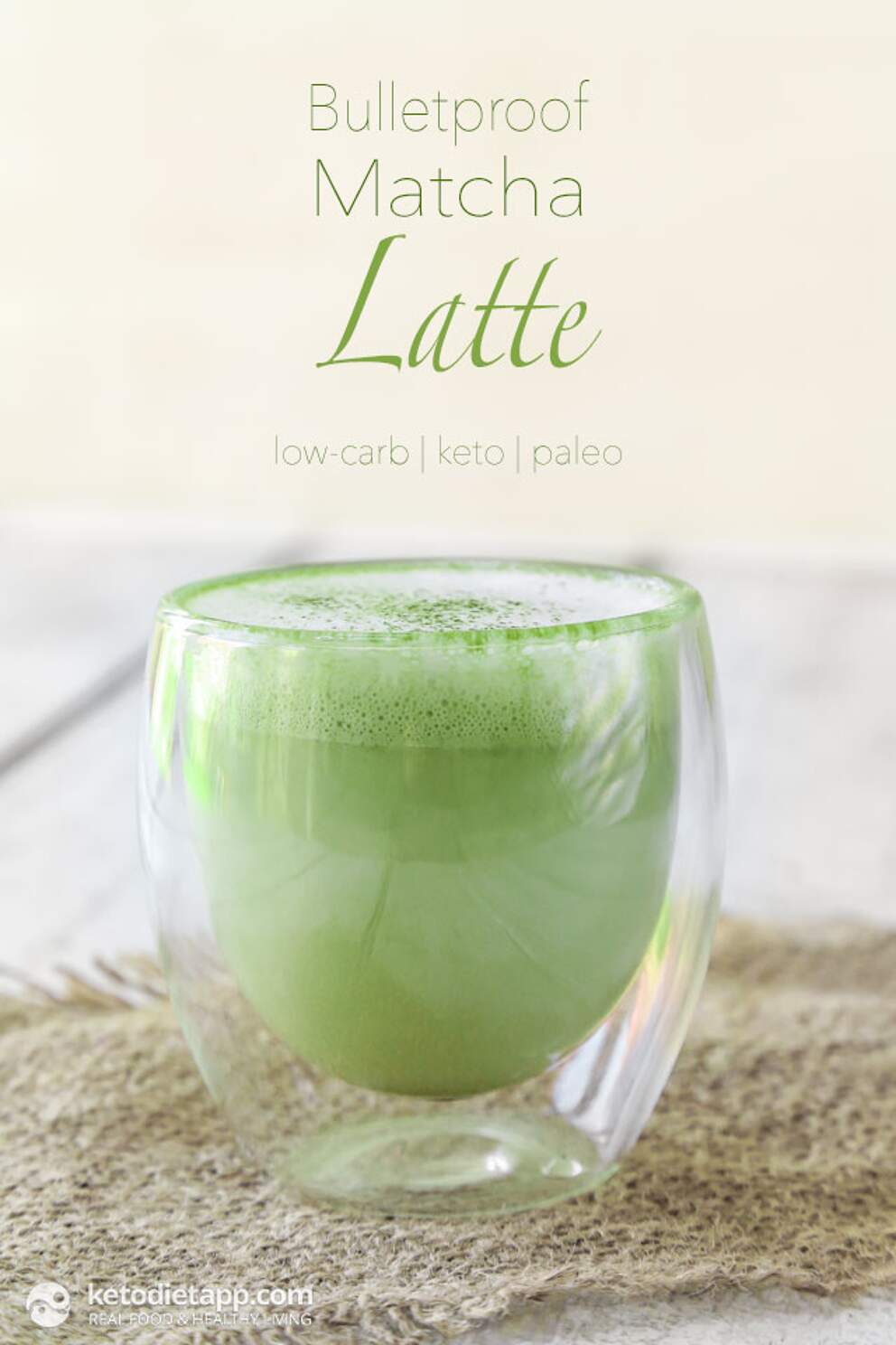 Bulletproof Keto Matcha Latte | KetoDiet Blog