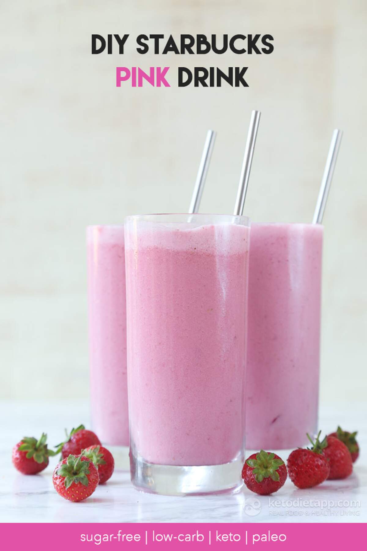 Low-Carb Starbucks Pink Drink | KetoDiet Blog