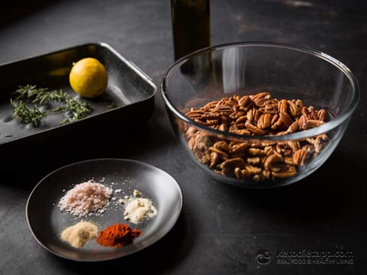 Keto Savory Spiced Pecans | KetoDiet Blog