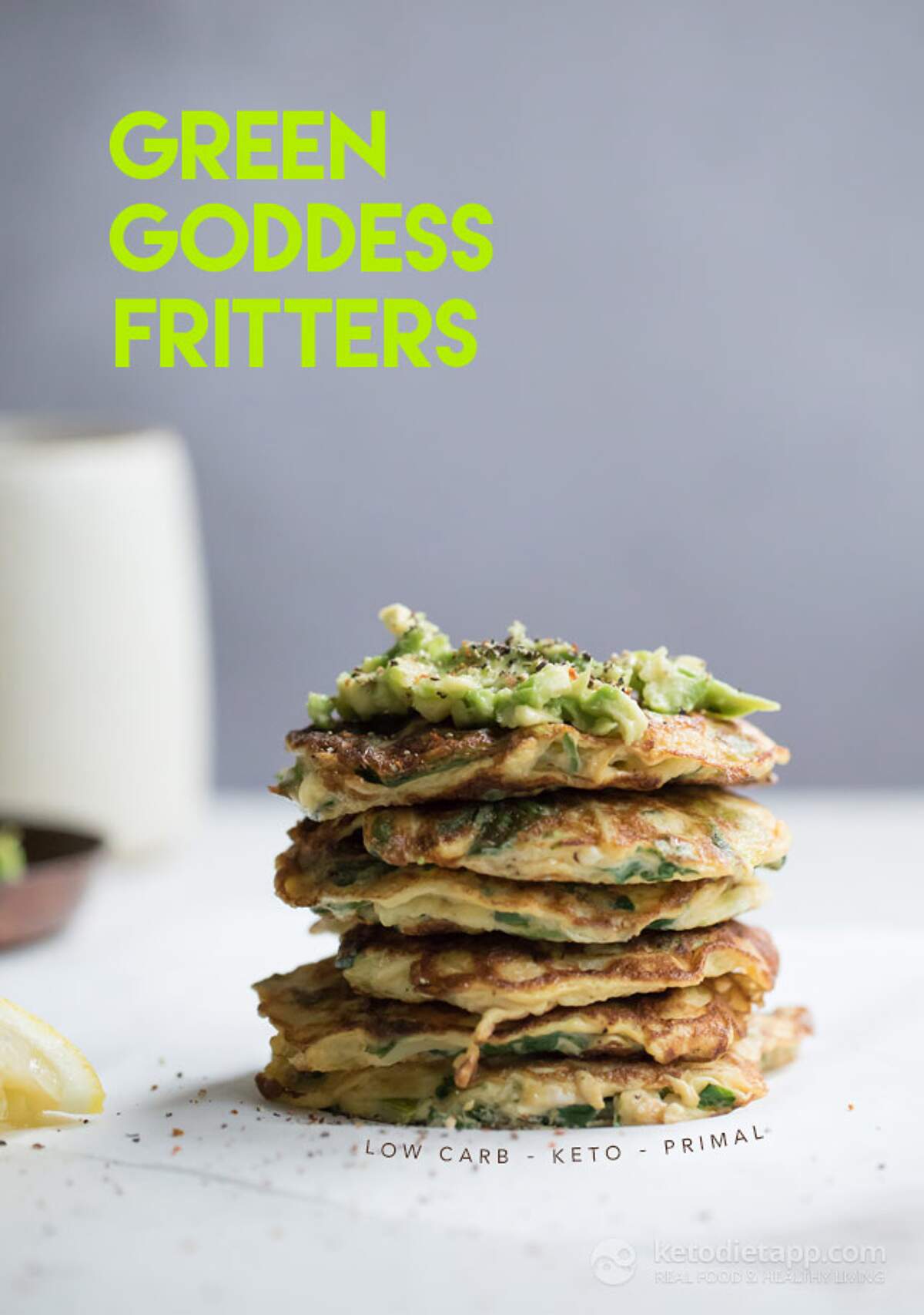 Keto Green Goddess Fritters | KetoDiet Blog