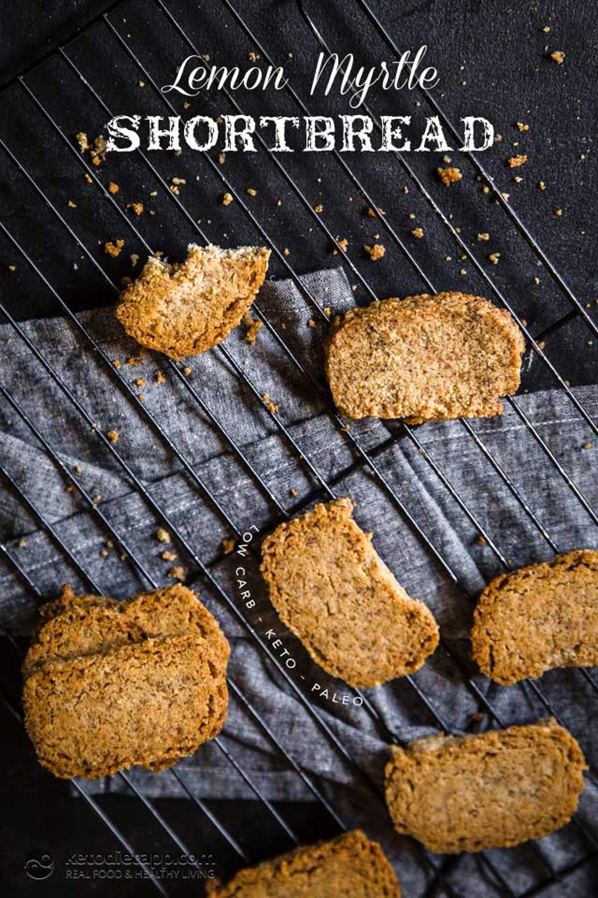 Low-Carb Lemon Myrtle Shortbread | KetoDiet Blog