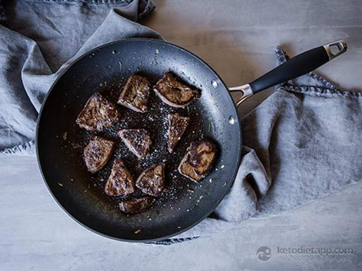 Pan Seared Liver with Smoked Bacon | KetoDiet Blog