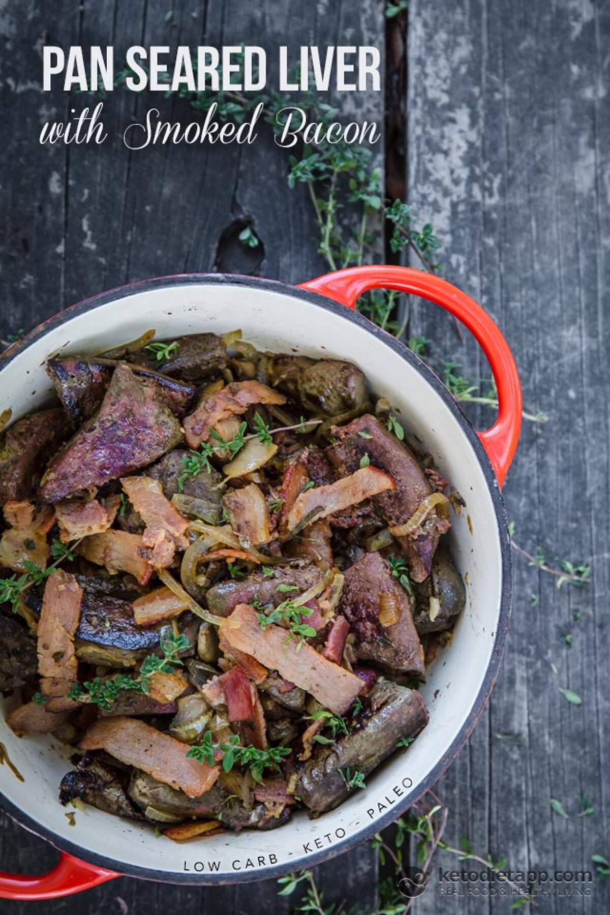Pan Seared Liver with Smoked Bacon | KetoDiet Blog