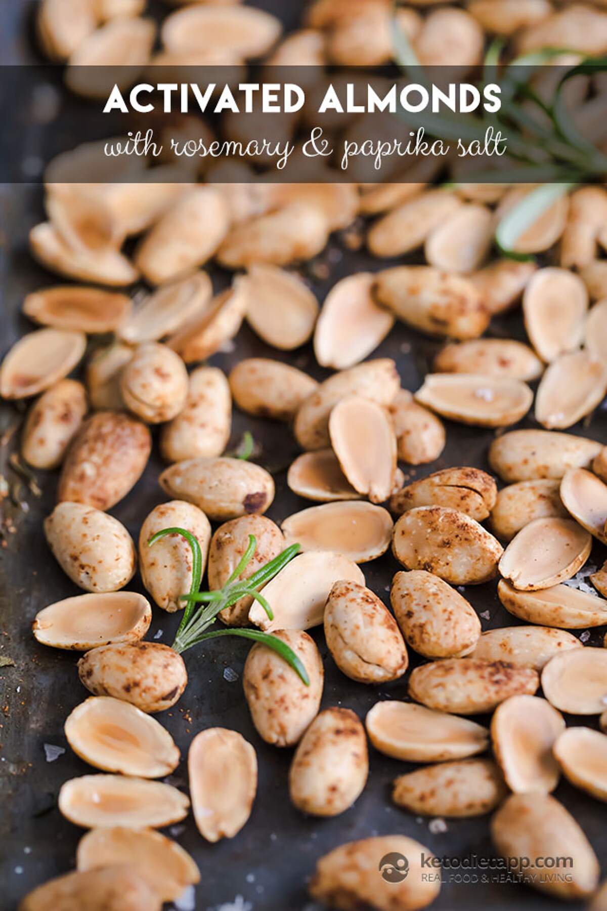 Activated Almonds with Rosemary & Paprika Salt | KetoDiet Blog