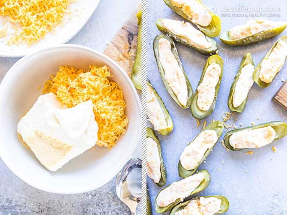 Easy Keto Pickle Poppers | KetoDiet Blog