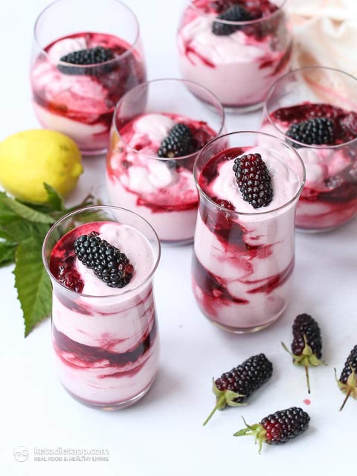 Low-Carb Blackberry Fool | KetoDiet Blog