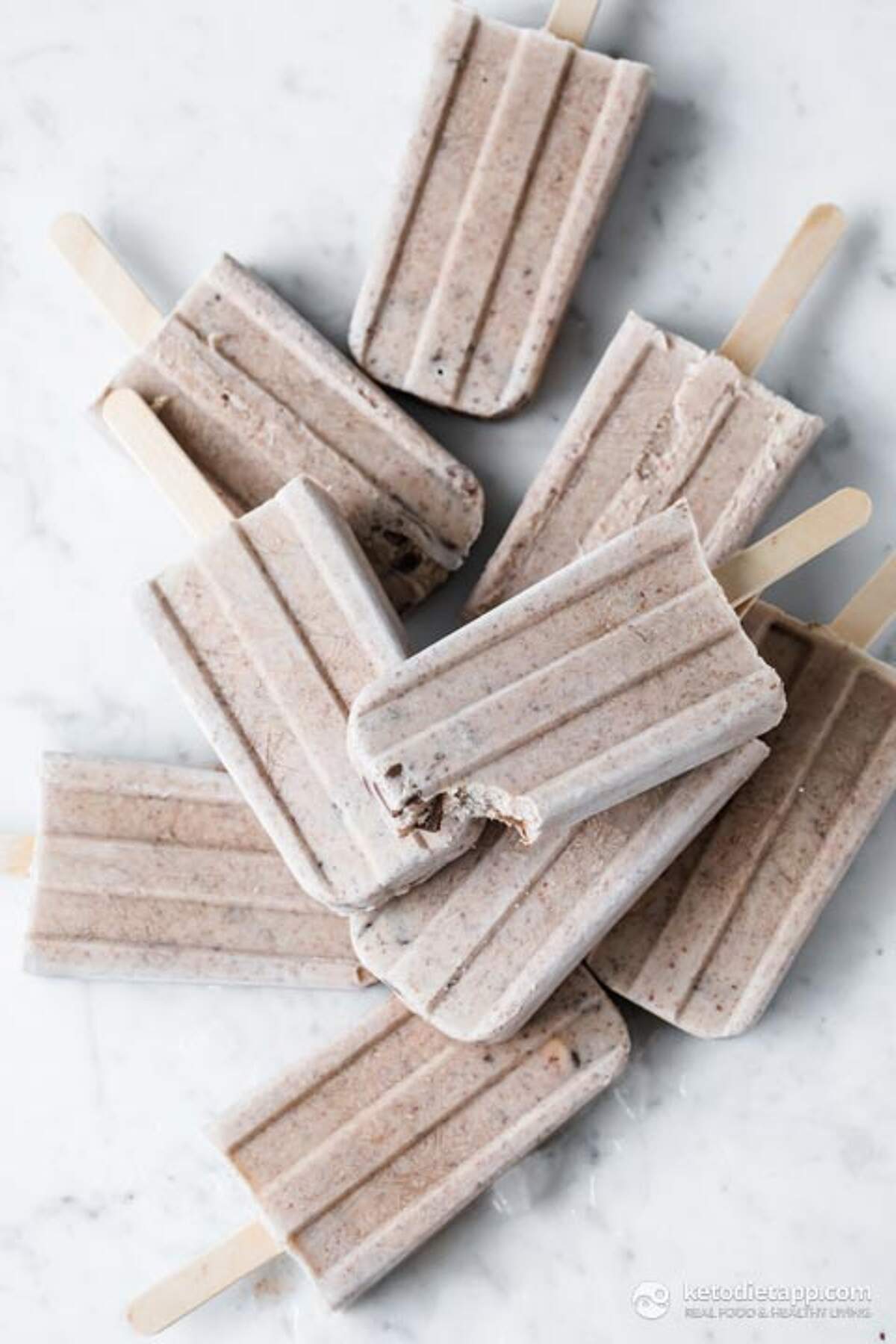 Low-Carb Cookie Dough Popsicles | KetoDiet Blog