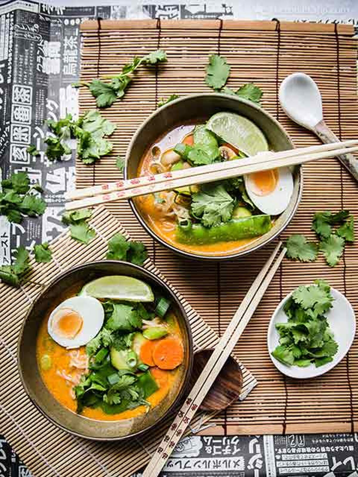 Low-Carb Vegetable Laksa with Shirataki Noodles | KetoDiet Blog