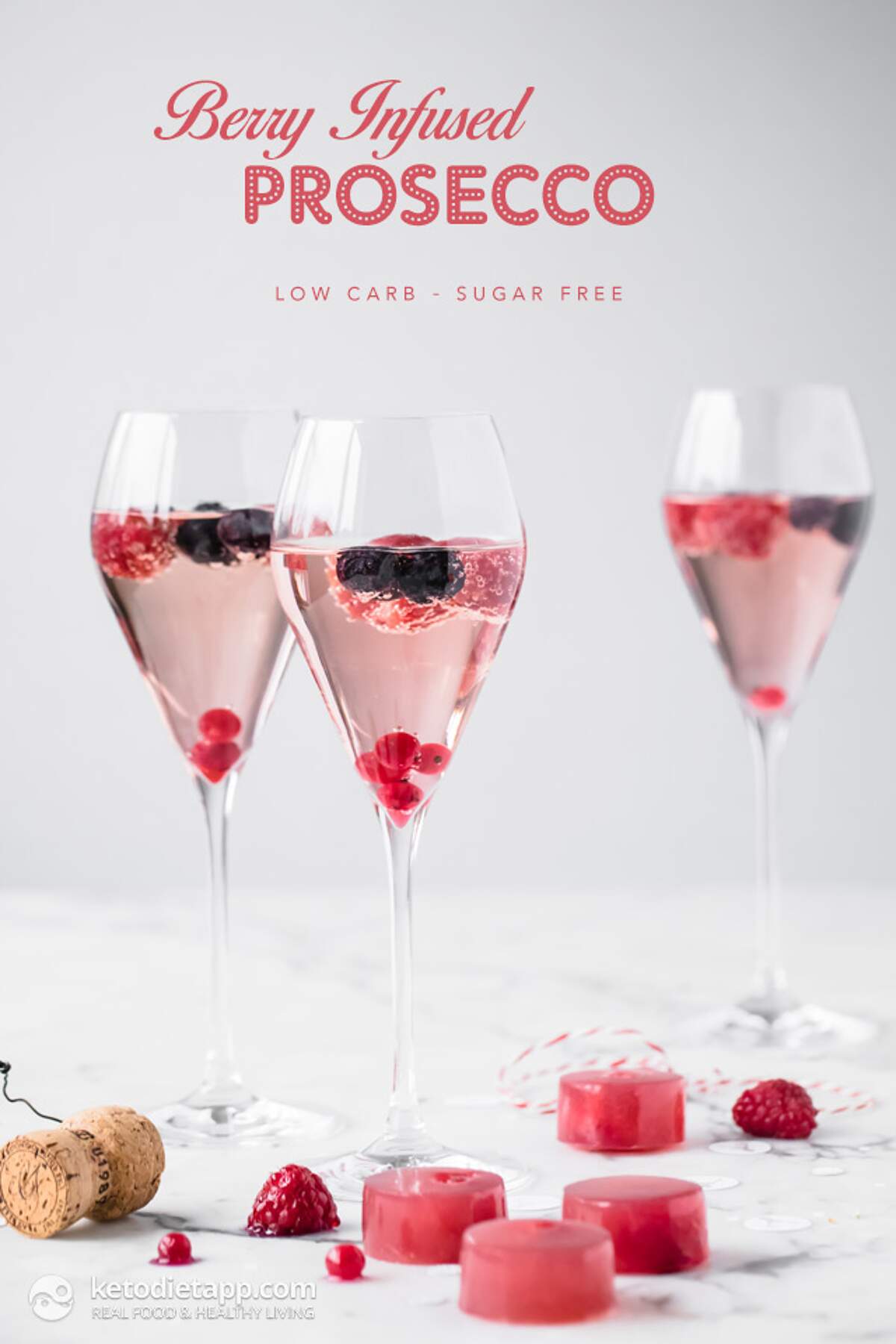 Berry Infused Prosecco | KetoDiet Blog