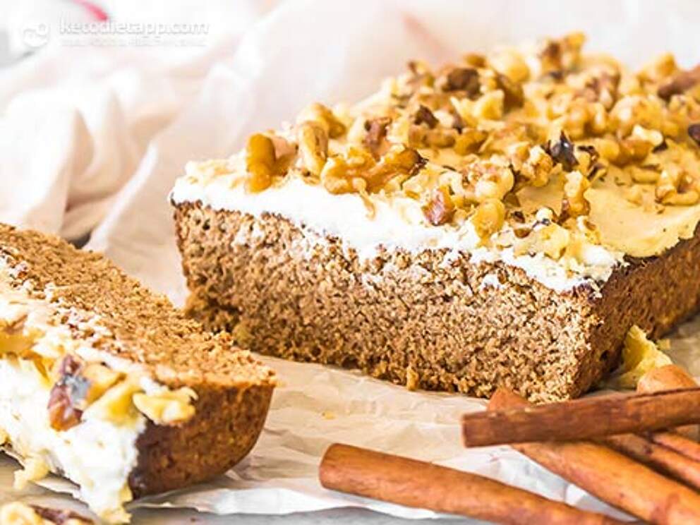 Low-Carb Gingerbread & Walnut Loaf | KetoDiet Blog