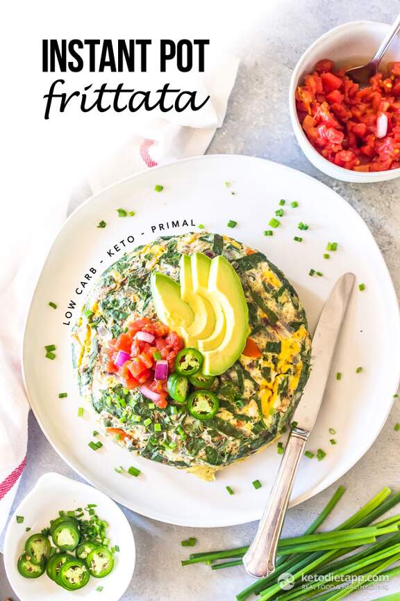 Easy Low-Carb Instant Pot Frittata | KetoDiet Blog