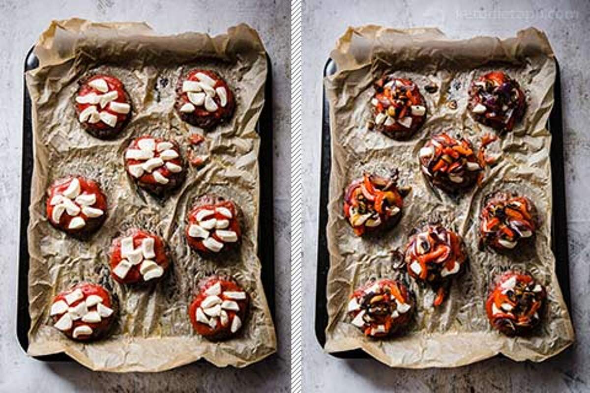 Keto Roasted Vegetable Meatza | KetoDiet Blog