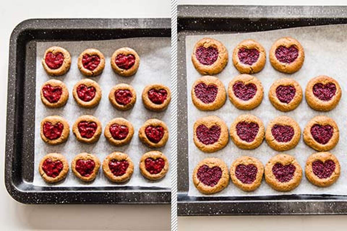 Low-Carb Heart Thumbprint Cookies | KetoDiet Blog