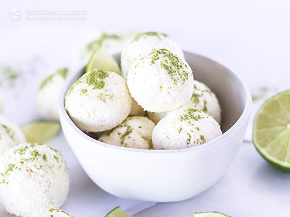 Keto Key Lime Pie Bites | KetoDiet Blog