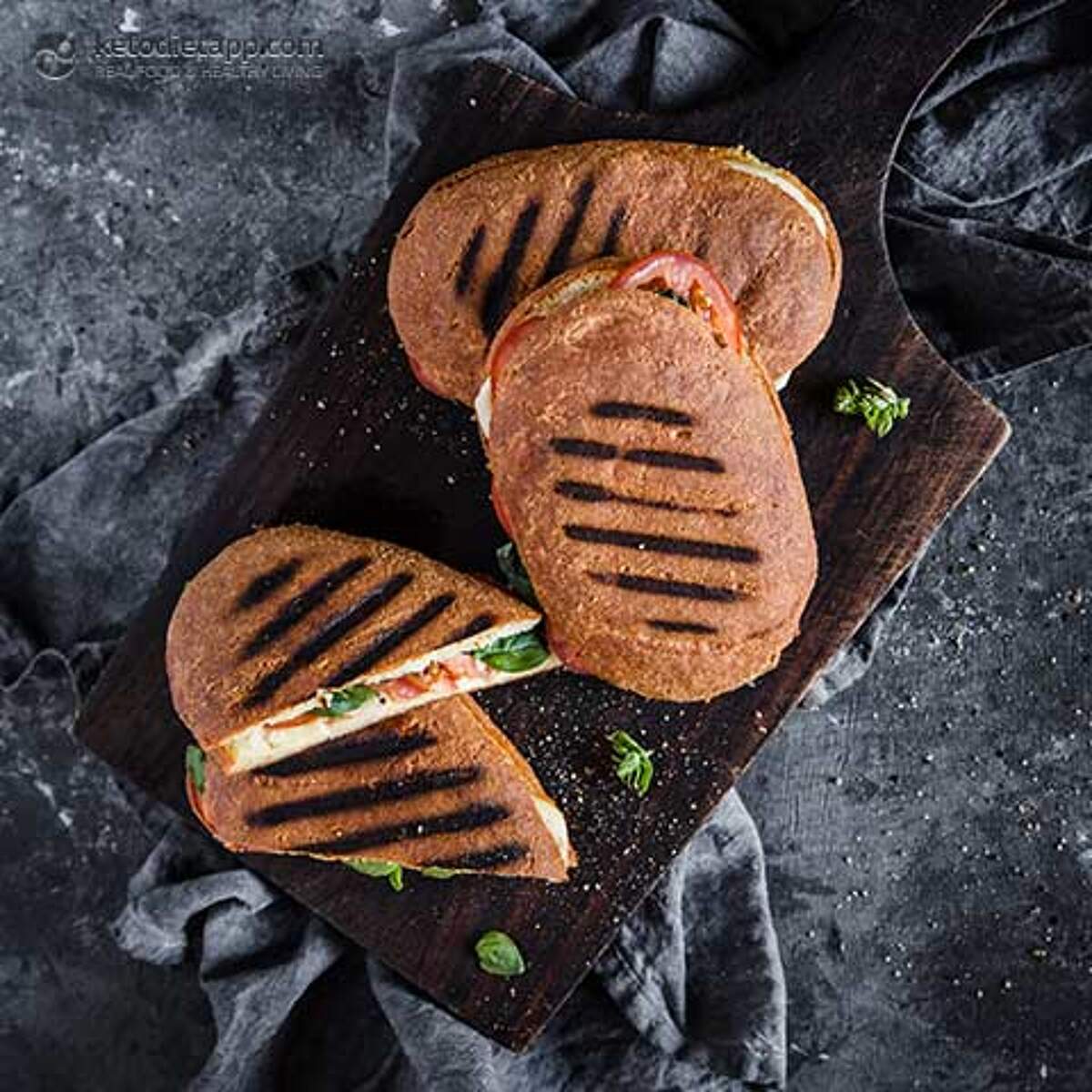 Low-Carb & Keto Caprese Panini | KetoDiet Blog