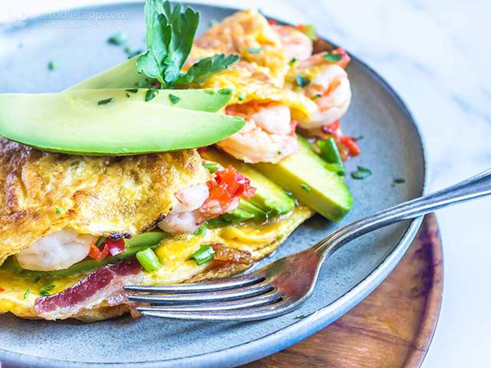 High Protein California Omelet | KetoDiet Blog