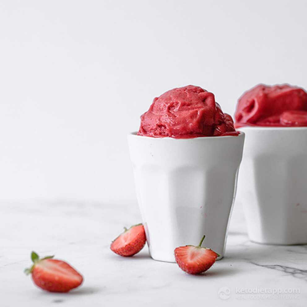 No-Churn Low-Carb Berry Sorbet | KetoDiet Blog