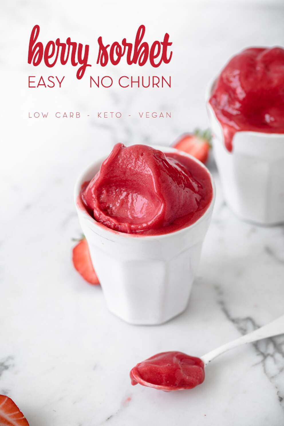 No-Churn Low-Carb Berry Sorbet | KetoDiet Blog