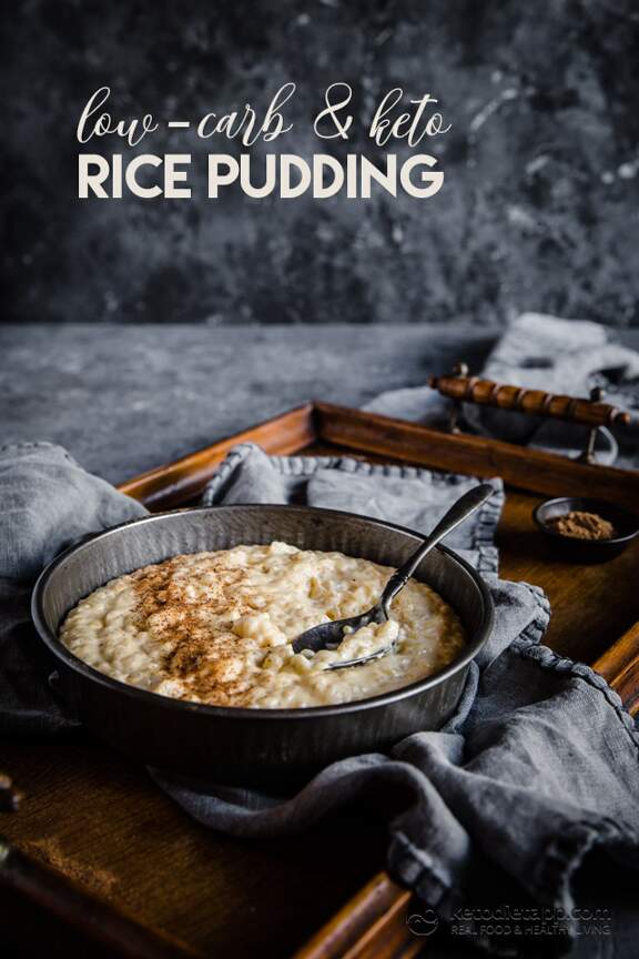 Low-Carb Rice Pudding | KetoDiet Blog