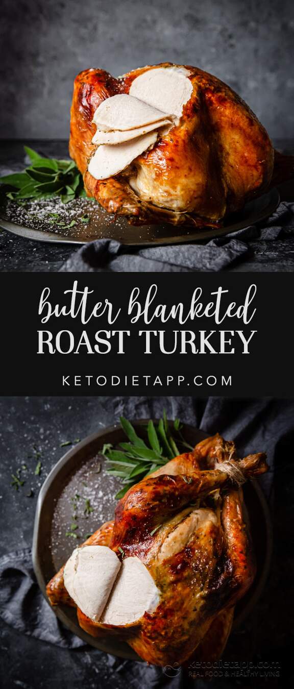 Butter Blanketed Roast Turkey | KetoDiet Blog