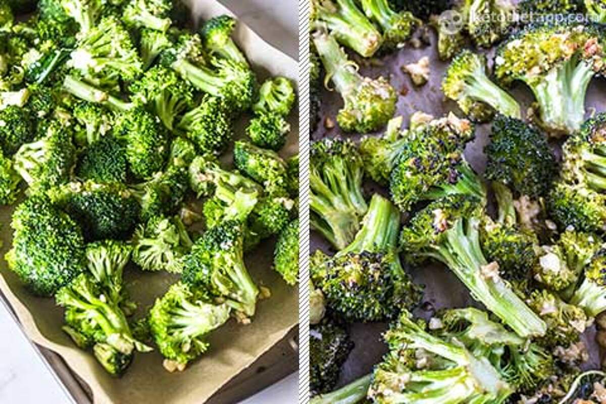 Low-Carb Roasted Marinated Broccoli | KetoDiet Blog