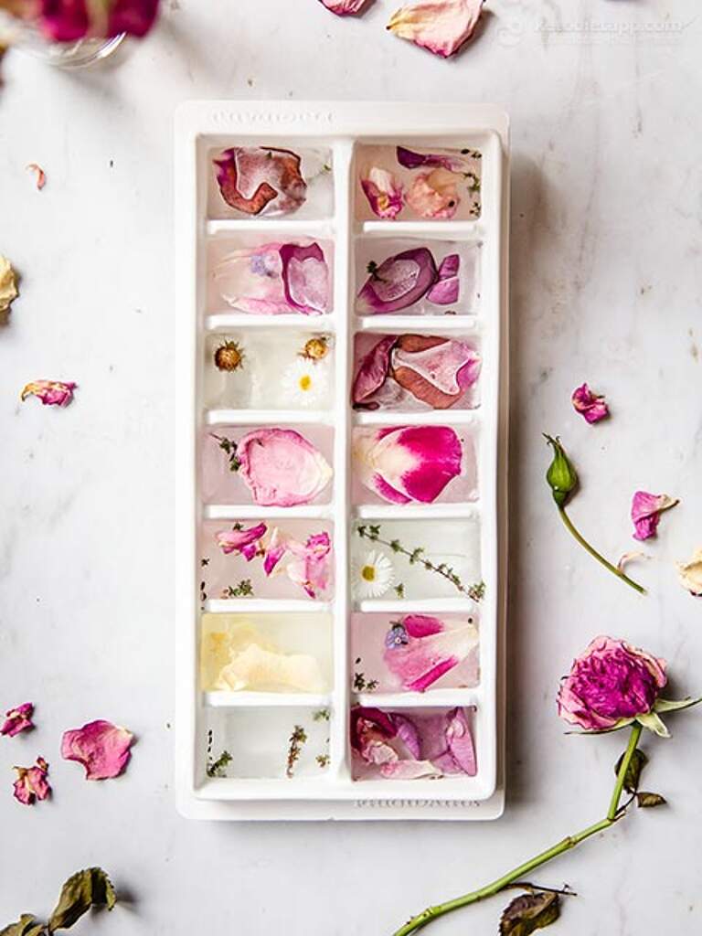 Low-Carb Pink Rose Cocktail | KetoDiet Blog