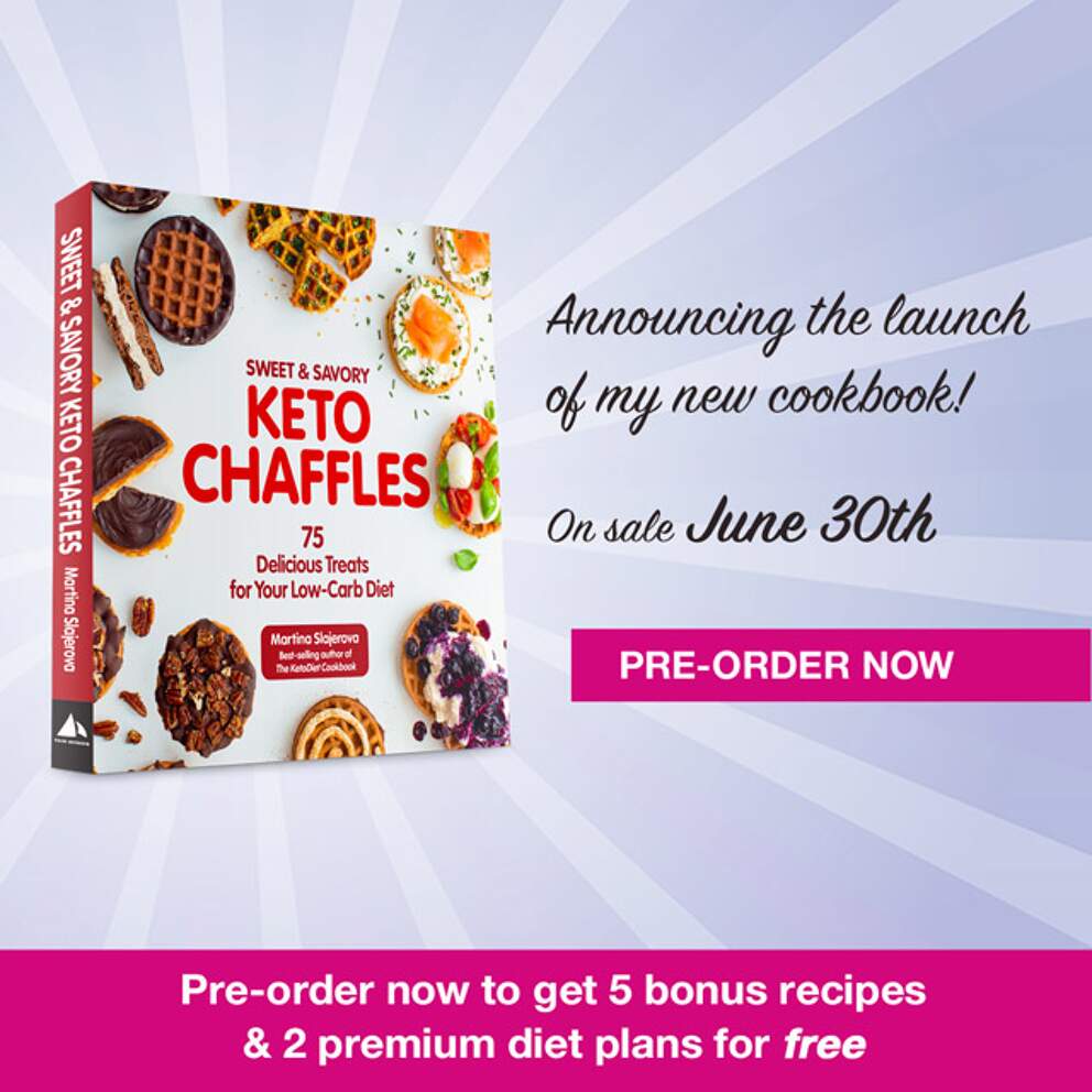 Announcing my New Keto Chaffles Cookbook | KetoDiet Blog
