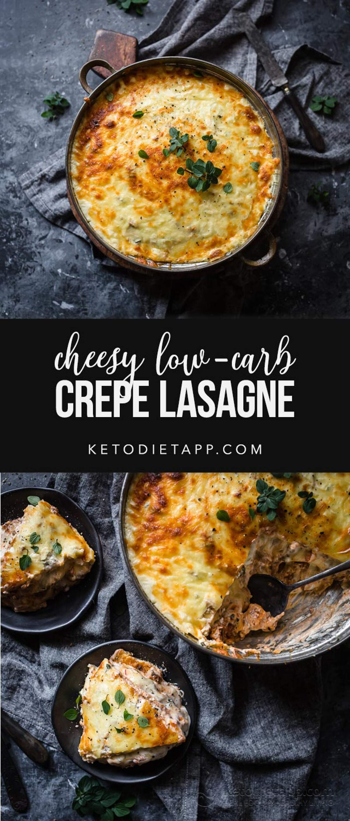 Cheesy Keto Crepe Lasagne | KetoDiet Blog