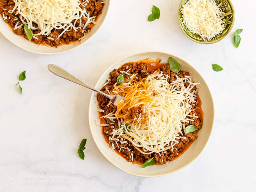 Keto Palmini Spaghetti Bolognese | KetoDiet Blog