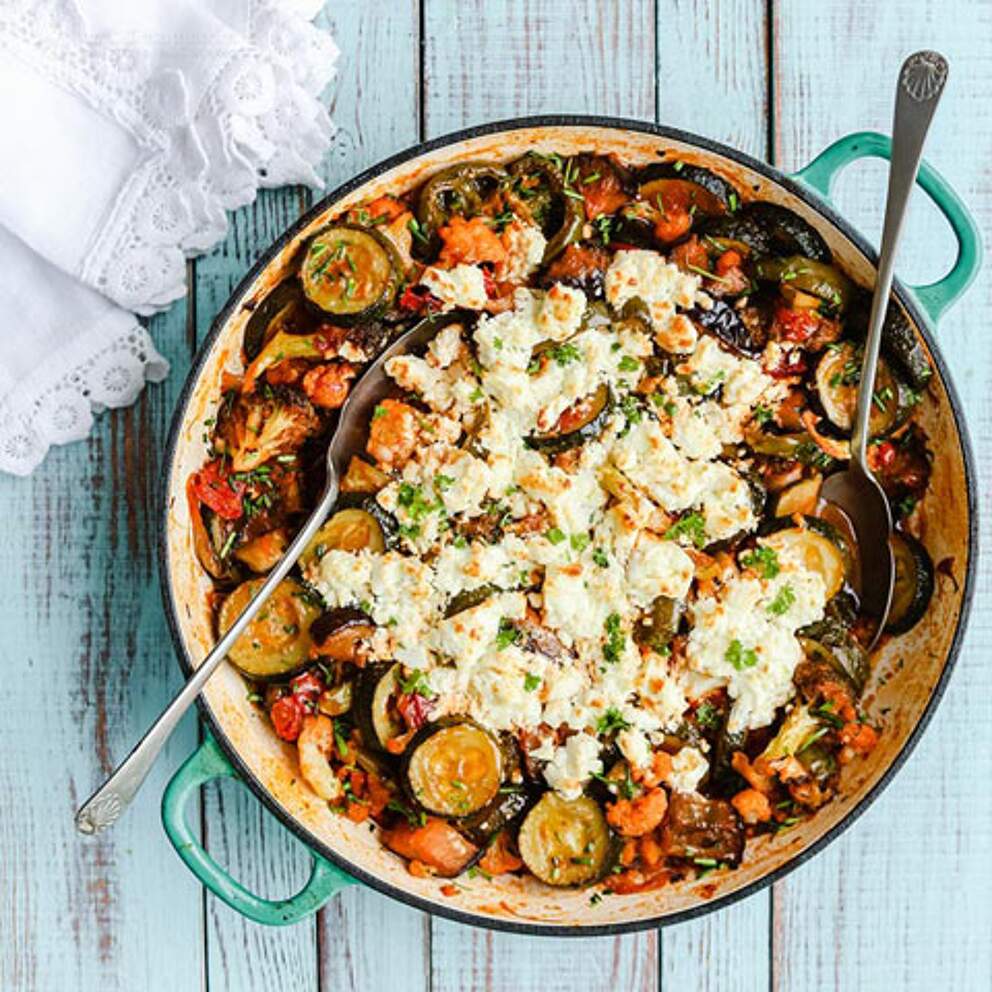 Low-Carb Vegetarian Greek Briam | KetoDiet Blog