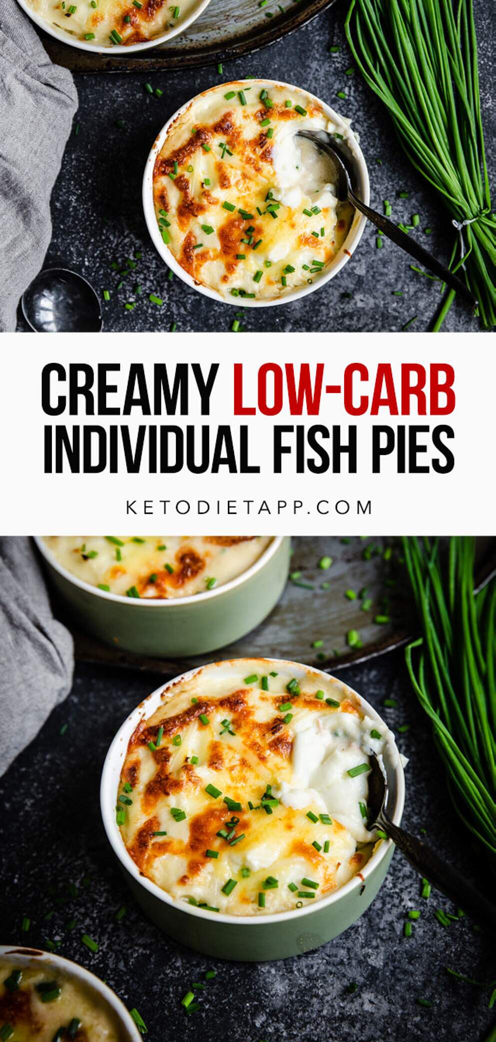 Low-Carb Individual Fish Pies | KetoDiet Blog