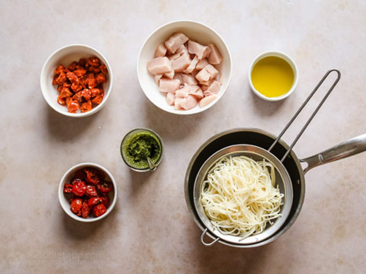 Keto Chicken Chorizo Palmini Pasta | KetoDiet Blog