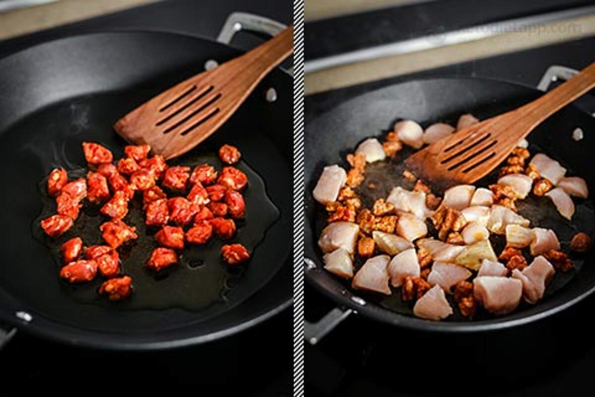 Keto Chicken Chorizo Palmini Pasta | KetoDiet Blog