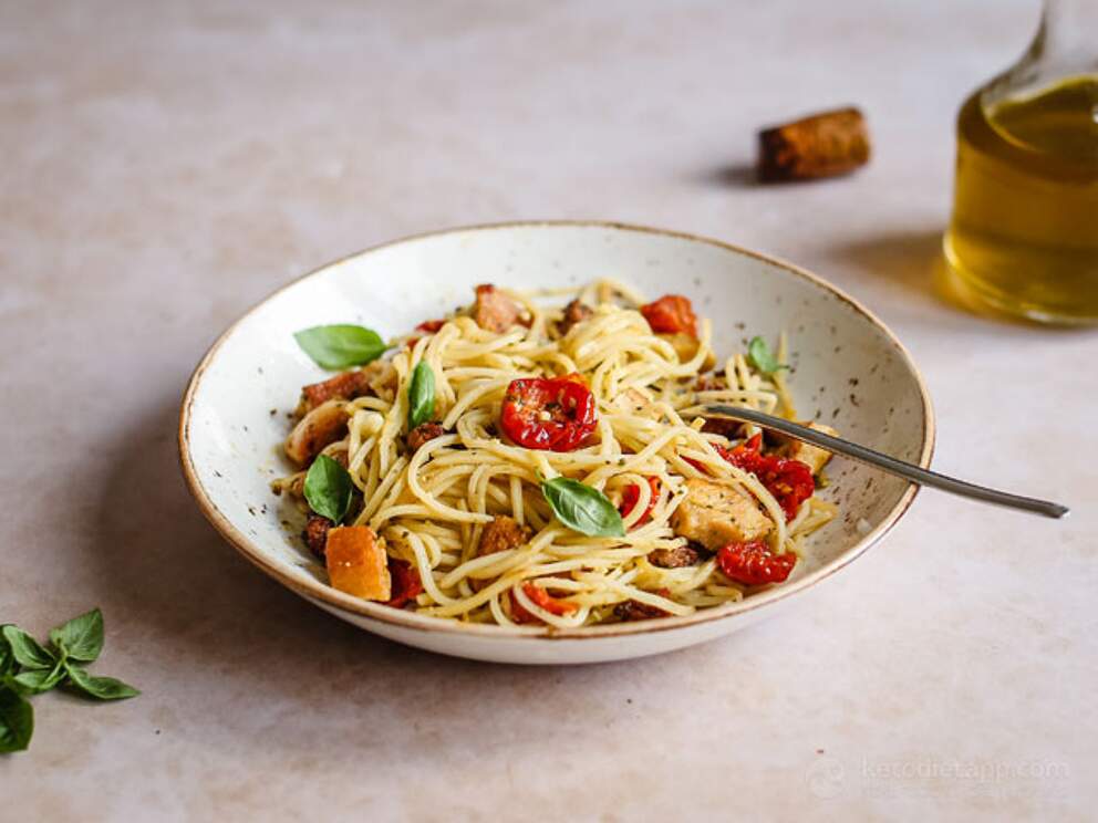 Keto Chicken Chorizo Palmini Pasta | KetoDiet Blog