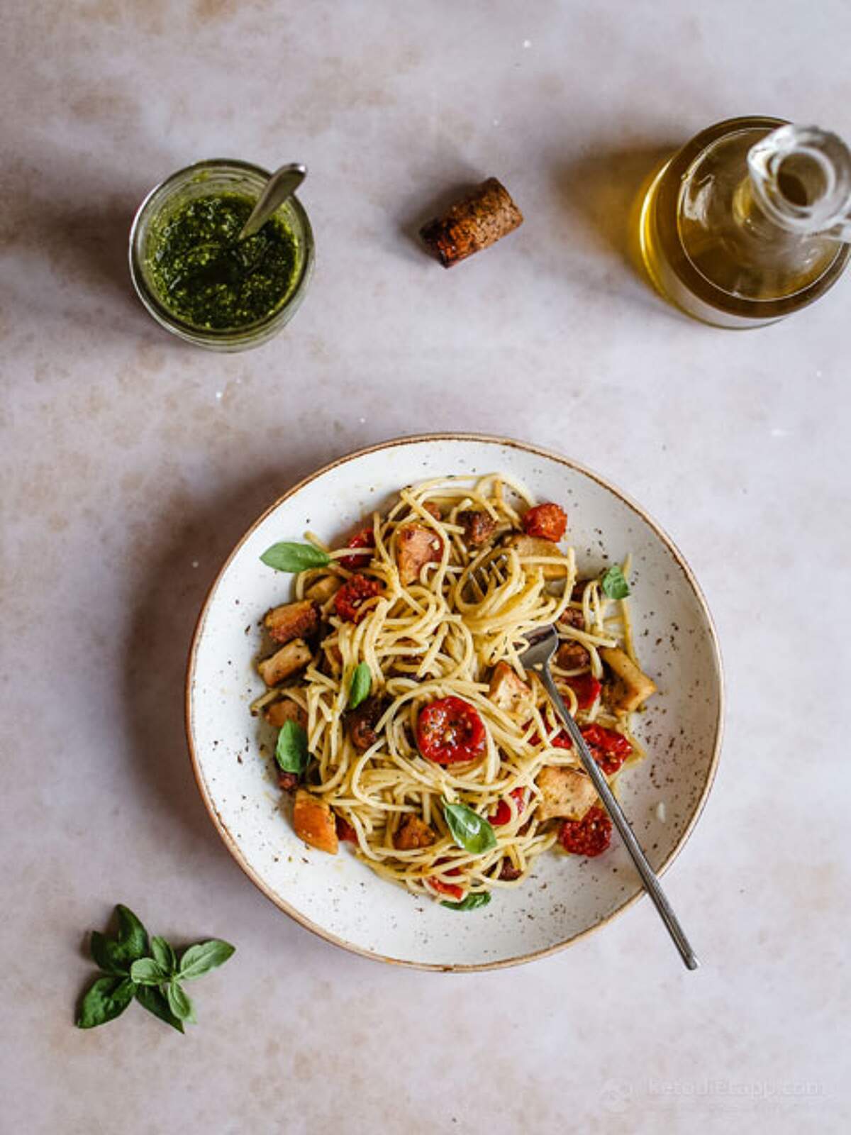 Keto Chicken Chorizo Palmini Pasta | KetoDiet Blog